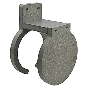 Poly Cup Holder for Adirondack Chair or Patio, Fits Standard- Large Cups (Charcoal Gray)