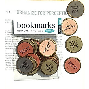 Folio Mantra Quote Bulk Bookmarks Set of 30- Motivational Inspirational & Affirmation Bookmarks Teens Students & Kids -Perfect Gifts - School Student Incentives – Motivational Business