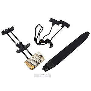 150 lb Vista Camouflage Hunting Compound Crossbow Archery Bow +4x32 Illuminated Scope +4 Arrows +Quiver +Cocking Rope +Sling & Rail Lube