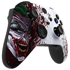 Custom Controllerzz Wireless Controller for Microsoft Xbox Series X/S & Xbox One - Custom Soft Touch Feel - Custom Xbox Series X/S Controller (X/S Jokester)