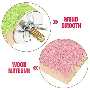 POPETPOP Bird Cage Bird Cage Bird Cage 2Pcs Sturdy Parakeet Platforms Interesting Parrot Platforms Household Bird Platforms Bird Supply Wear-Resistant Bird Stand Bird Perch Hamster Toys