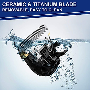 TRACE KASA Hair Clippers for Men: Cordless Ceramic Blade Mens Hair Trimmer Beard Trimmer Electric Professional Hair Cutting & Grooming Kit Rechargeable LED Display