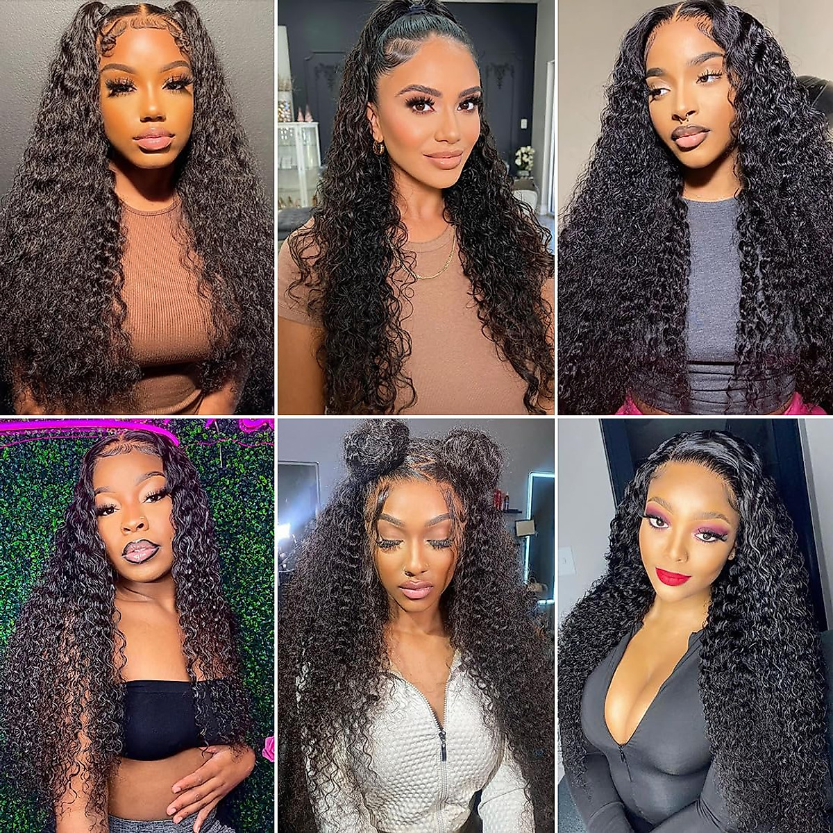 Water Wave Lace Front Wigs Human Hair Wigs for Women HD 13x4 Glueless Lace Frontal Wigs Human Hair Pre Plucked with Baby Hair Wet and Wavy Wigs Human Hair 150% Density Natural Color (24 Inch)