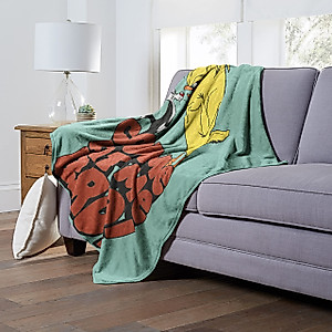 Northwest Looney Tunes Silk Touch Throw Blanket, 50" x 60", Come at Me Bro