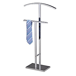 Kings Brand Furniture - Dossi Chrome Finish Metal Suit Rack Valet Stand