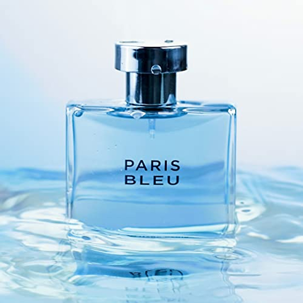 Jean Marc Paris Paris Bleu Homme Eau de Toilette Spray, 3.4 fl. oz., blue, Men's Cologne, Fresh Cologne, Notes of Bergamot, Lavender and Leather