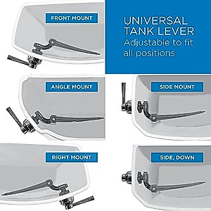 Gerber GA70036054BB Universal Brushed Bronze Tank Lever