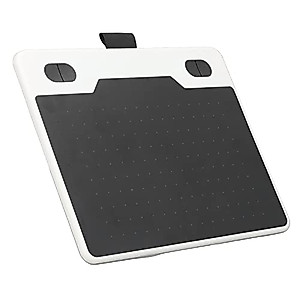 Graphics Drawing Tablet - 8192 Levels Pressure Sensitivity Drawing Tablet, Digital Art Tablets with 4 Customizable Keys for Desktop, Laptop, Mobile Phone, 5080LPI Touch Resolution(White)