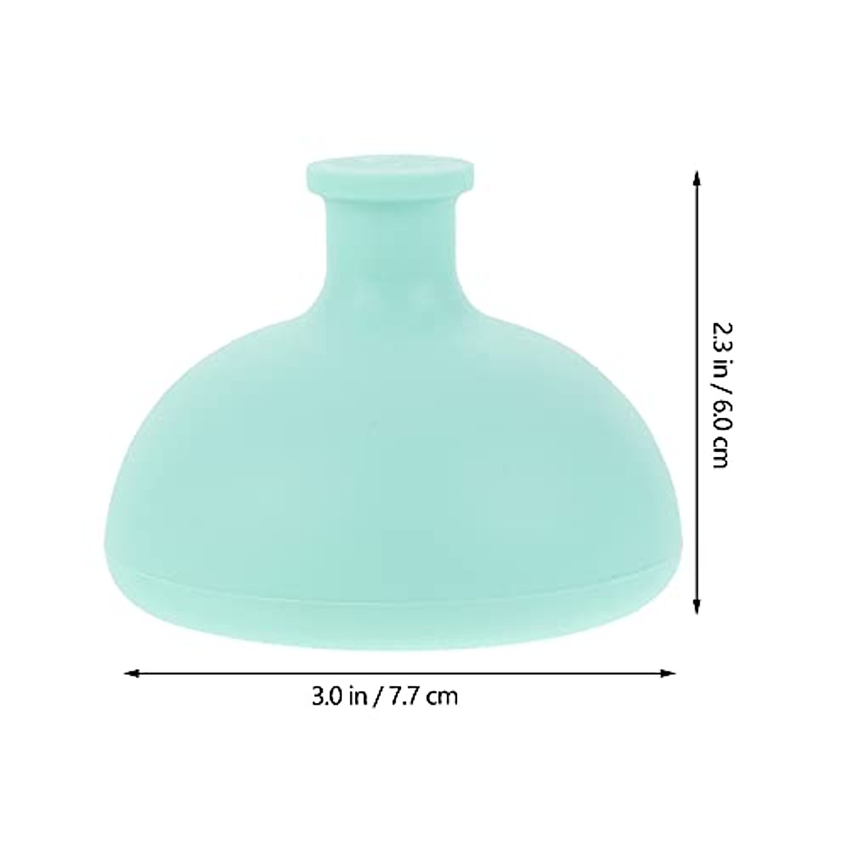 Healifty 2Pcs Silicone Palm Chest Percussion Cup Chest Physical Therapy Cup Pressure Drum Massage Treatment for Expectoration