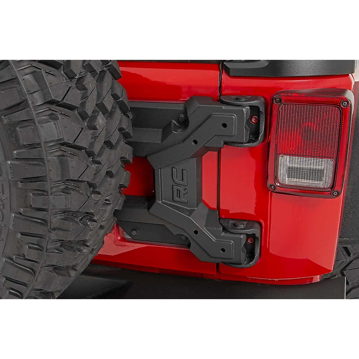 Rough Country HD Tire Carrier Kit for 2007-2018 Jeep Wrangler JK - 10523