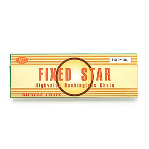 FSC F410 1-Speed Bicycle Chain (1/2 x 1/8-Inch, 104L) (Ti-N Gold)