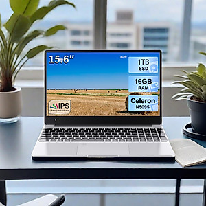 TUHUI Laptop Computer,16GB RAM, 512GB SSD,15.6” Inch Laptops, AMD Ryzen 5 5600U Hexa Core (Beats Intel i7-1255U),6 cores W11P Laptop,4.2GHz Maximum Processor Speed
