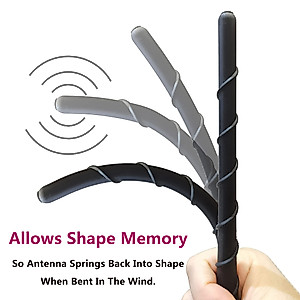 8 Inch Rubber Antenna for Dodge Journey (2010-2020), Dodge Journey Antenna - Car Wash Proof, Internal Copper Coil Antenna Mast Replacement for Dodge Journey