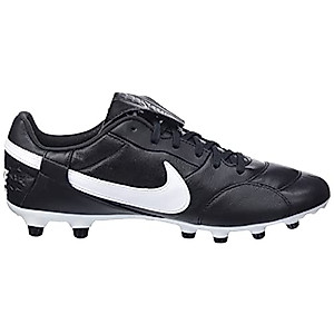 NIKE Men's Football Shoe, Black White, 7.5
