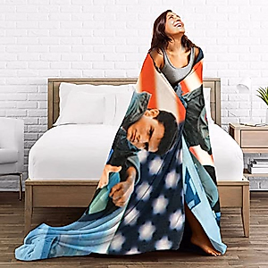 Comfortable Ultra-Soft Micro Fleece Blanket,Tom Cruise Fleece Blankets for Sofa Bed Travel 80"X60"