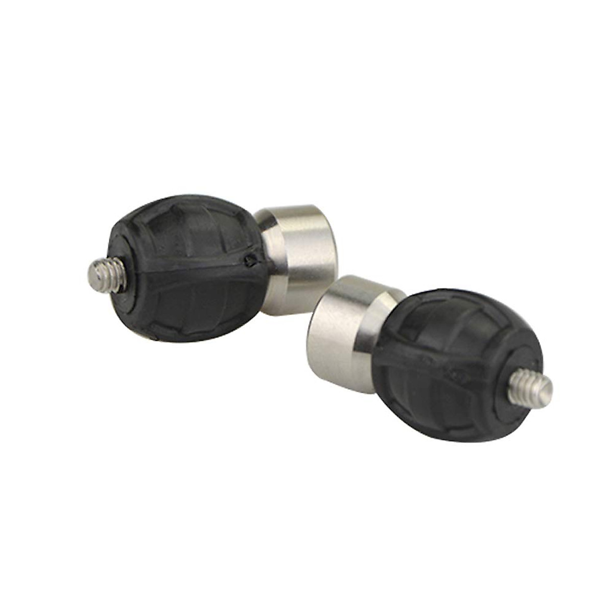 Archery Bow Sight Damper Bow Stabilizer Sight Shock Absorber Hunting Damper Silencer Recurve Compound Bow Sight Stabilizer Vibration Damper for Shooting Targeting (Black)