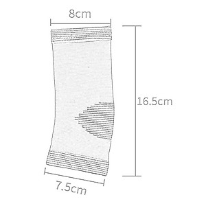 Ankle Brace for Kids Breathable Anti Slip Ankle Support Compression Sleeve Socks Elastic Arch Support Ankle Wrap for Sports Injury Achilles Tendonitis Ligament Damage Pain Relief (Size : Black)