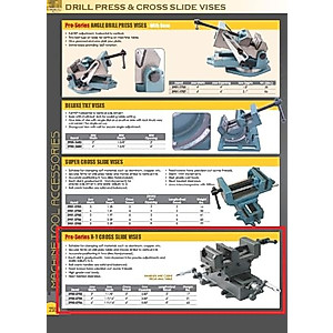 HHIP 3900-2706 6" Heavy Duty Cross Slide Vise, Metric Dial