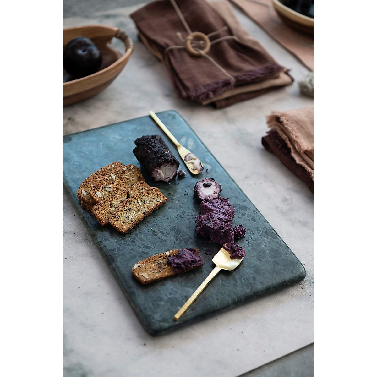 Bloomingville Marble Cheese Charcuterie or Cutting Board, Green