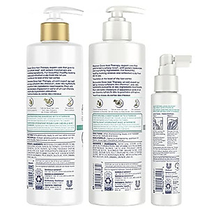 Dove Hair Therapy Regimen Hair Set Shampoo, Conditioner and Leave-On Scalp Treatment for Dry Scalp with Vitamin B3