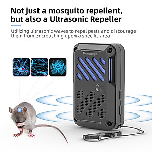 Mosalogic Mosquito Repeller Outdoor Patio Effective Pest Repellent Portable Mosquitoes Repellent