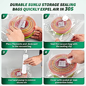 3D Printer Filament Vacuum Storage Kits and 3D Printer ABS Filament Bundle, Remove Moisture from Damp Filaments, Spool Storage Sealing Bags Kits, 32 * 34CM(12.59 * 13.38inch)