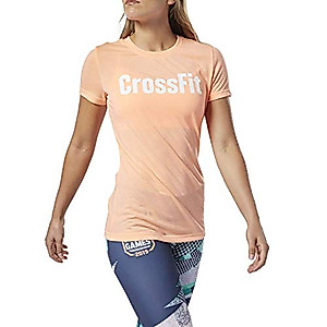 Reebok Crossfit Forging Elite Fitness Speedwick Tee, Sunglow, Large