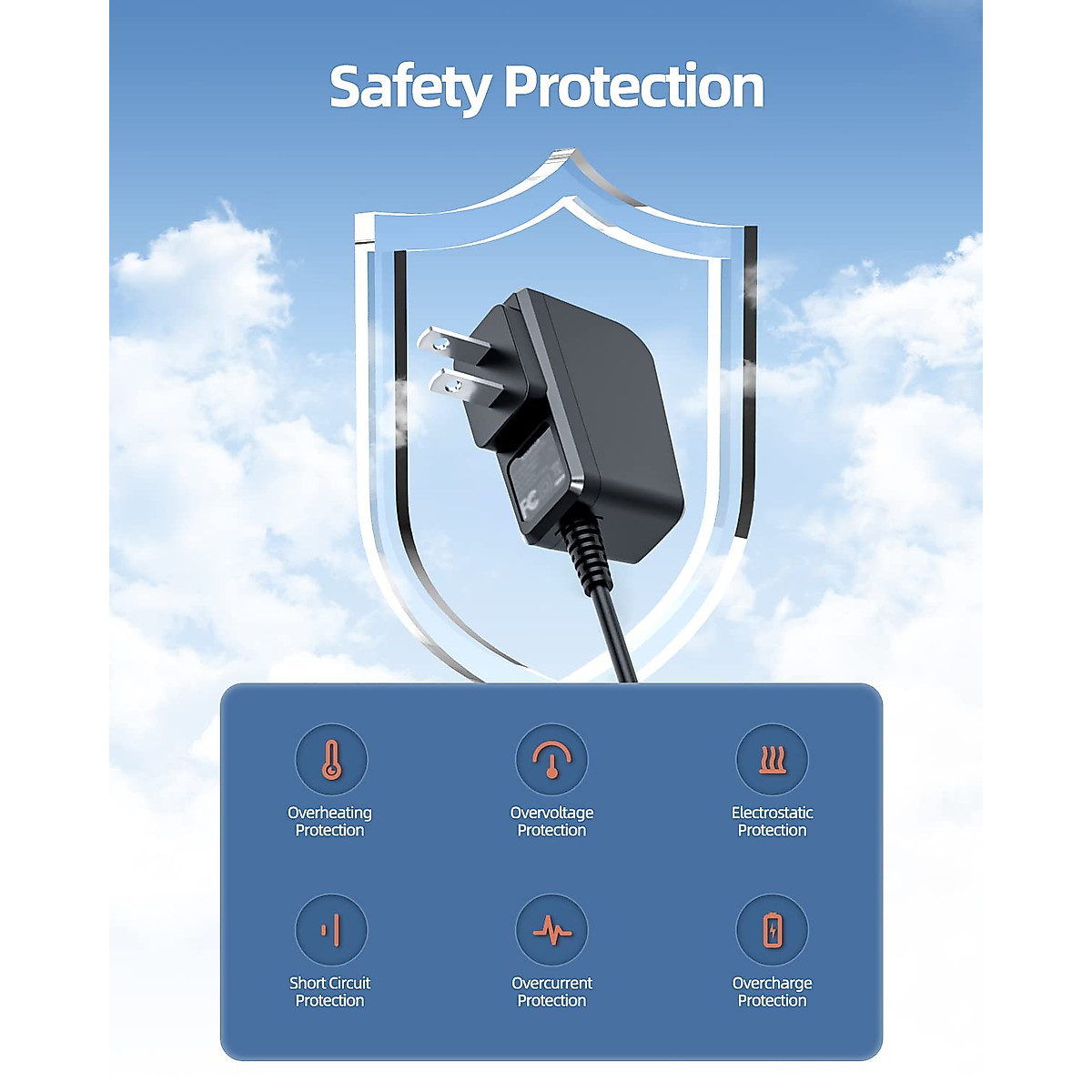15V 6Ft Charger Fit for Philips Norelco HQ8505 QP6531/70 QP6520 QP6530 QP6510 QP6550 Shaver Razor Replacement Power Supply Adapter Cord