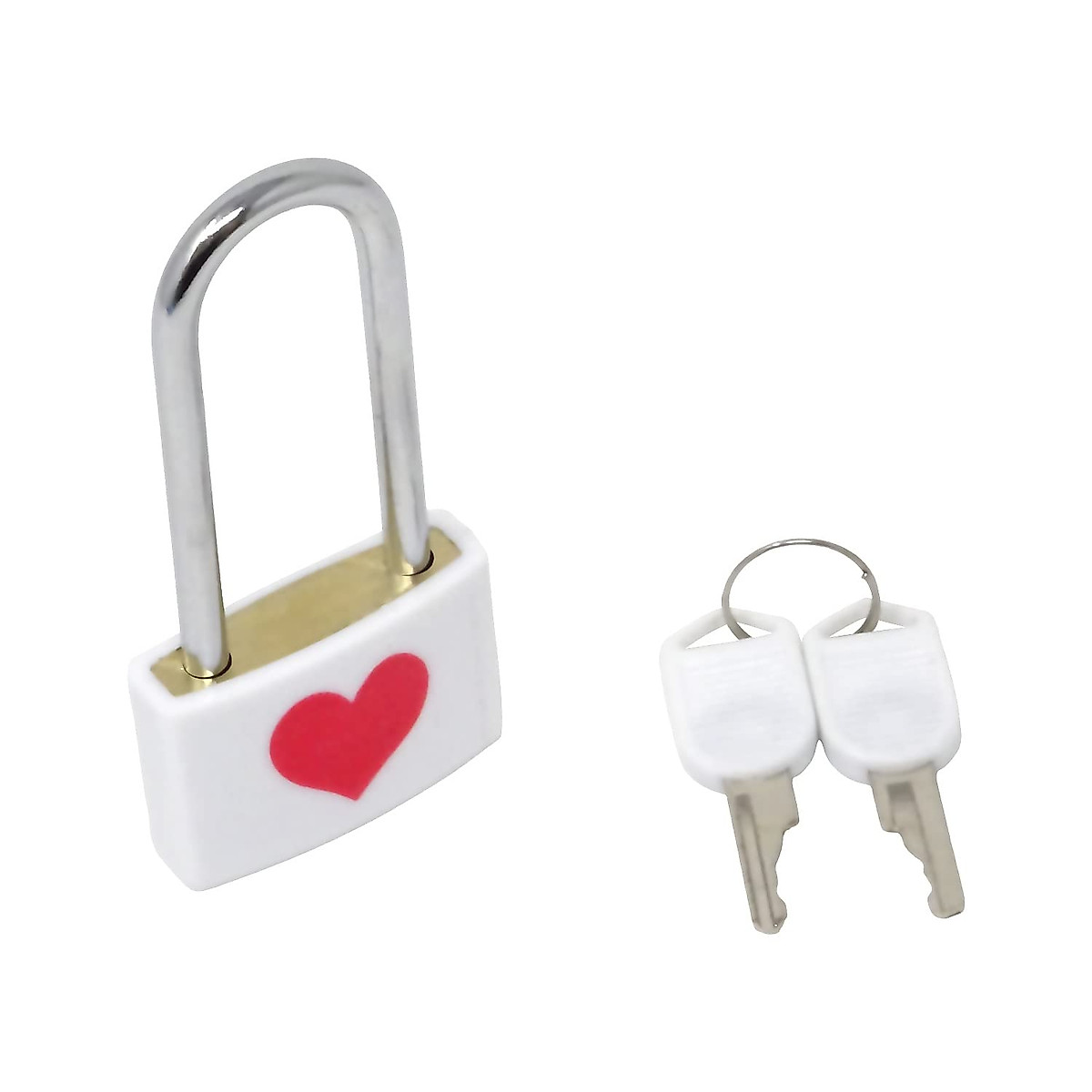 Honbay Red Love Lock Padlock with Keys