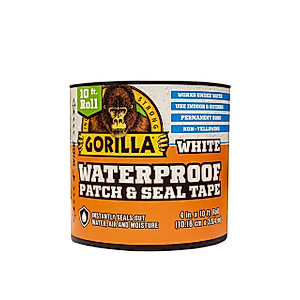 Gorilla Waterproof Patch & Seal Tape Combo, Black and White