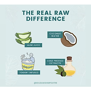 Real Raw Collagen Conditioner - Strengthen & Repair - No Water 100% Pure Aloe Juice & Coconut Water - Sulfate & Paraben Free, 12.0 Ounce, 1