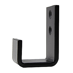 ZEKOO Sliding Barn Door Hardware Door Bottom Floor Guide Wall Guide with Screws Matte Black
