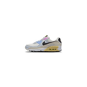 Nike Women's Air Max 90 Summit White/Black-Light Bone (DQ0374 100) - 9.5