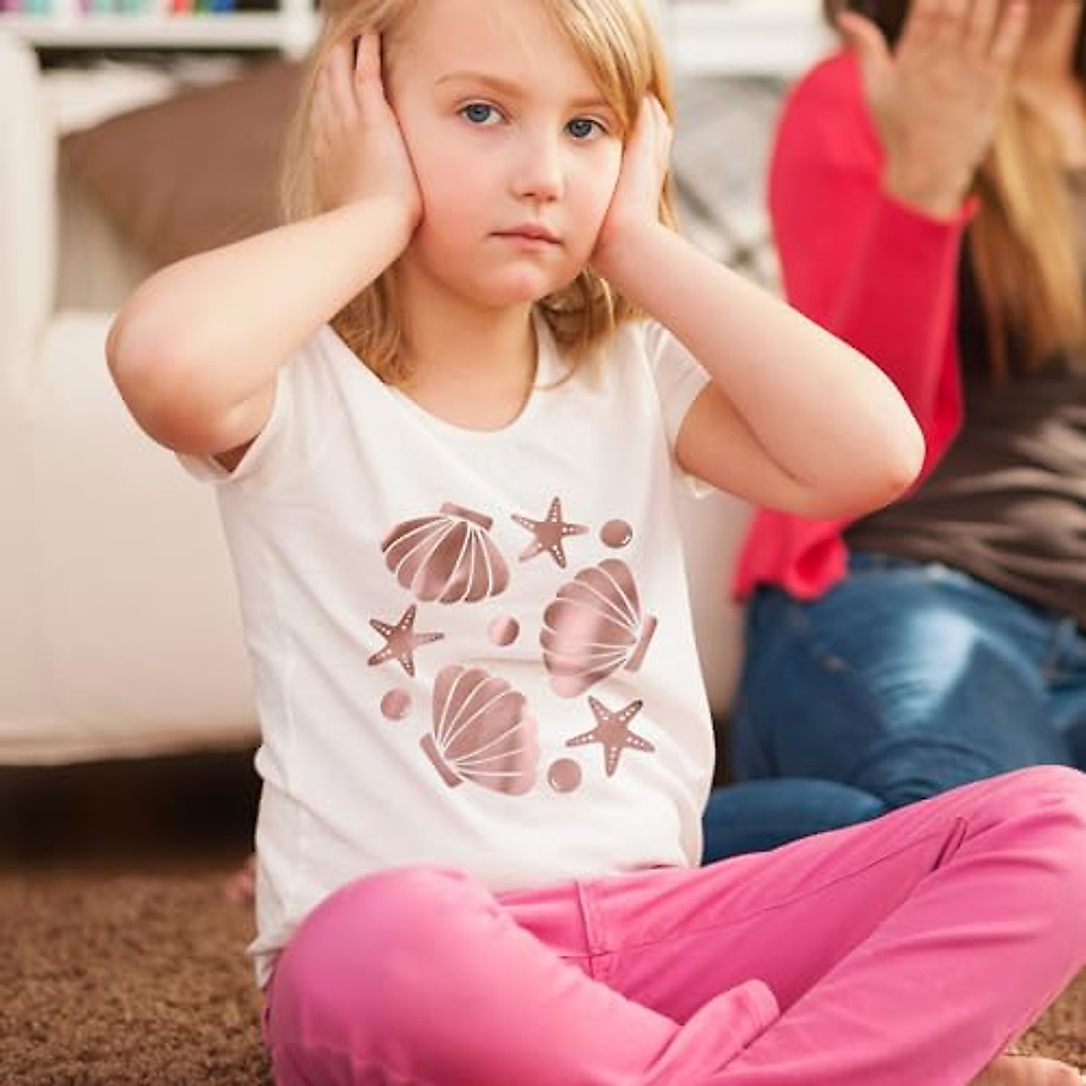 Gatichetta Pearl Metallic Foil Heat Transfer Vinyl Roll, 12" x 6FT Matte Metallic Pearlescent Iron On Vinyl Heat Press for -Shirts, Fabric, DIY Designs, Rose Gold