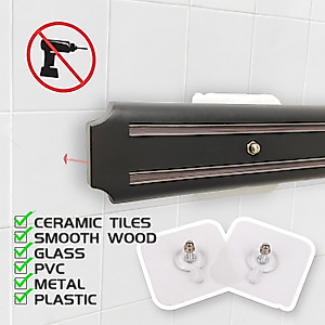 ﻿ Magnetic Knife Holder,15 Inch Magnetic Knife Storage Strip,Knife Bar Block Magnet,Kitchen Utensil Holder,Tool Holder,Multipurpose Magnetic Knife Rack