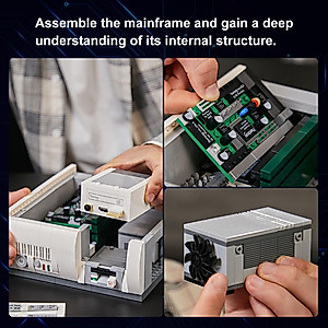 BRICKKK Computer Building Set for Adults: Construction Building Kit for Adults, Collectible Retro Computer Display Model Building Blocks, Creative Hobbies Unique Gift Idea