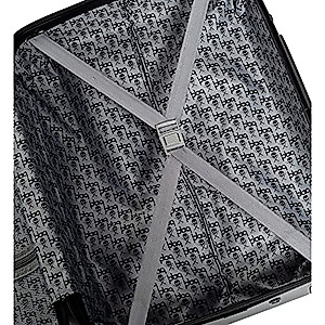 Sullen Blaq Paq Rhino Tattoo Lifestyle Art Travel Hard Shell Roller Luggage Bag - Black