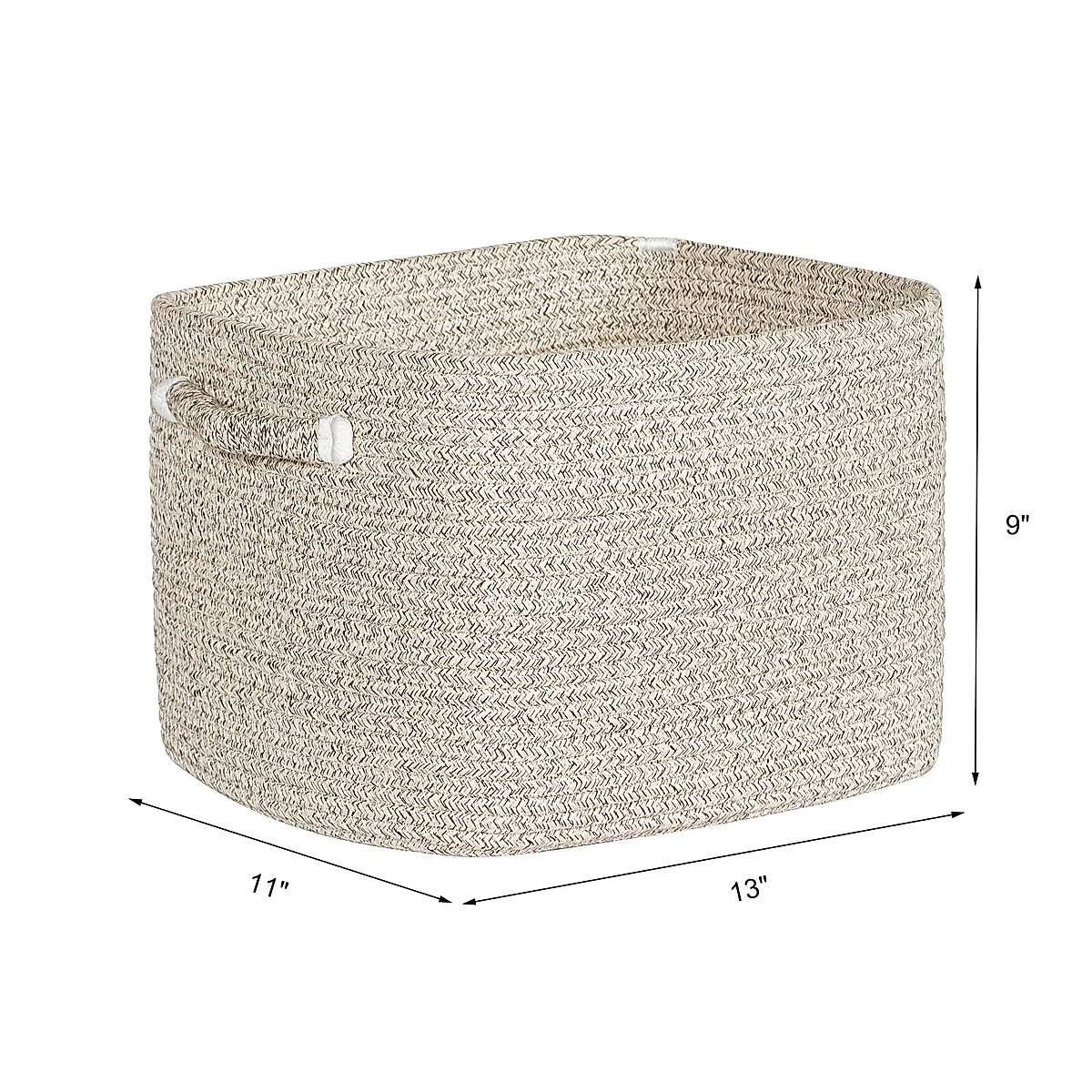 Syeeiex Cube Storage Bins, [3-Pack] 13x13x13 Storage Cube Bins, Collapsible Storage Cubes, Storage Baskets, Fabric Storage Bins for Storing Cloths, Books on Bedroom or Living Room(With Hard Bottom)