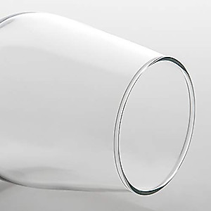 UMI UMIZILI 12 Ounce - Set of 6, All-Purpose Classic Durable Red/White Wine Glasses