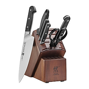 ZWILLING J.A. Henckels 7-pc ZWILLING Pro Knife Block Set, Black/Stainless Steel