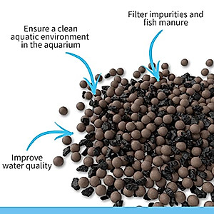 ERAARK Filter Media Replacement Physical Filter cartridges Smart Fish Tank 4-Pack (4pack Physical Filter)