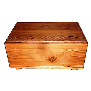 Steve's Gift Shoppe Cedar Keepsake Memory and Treasure Box or Storage Box - Size 17 x 14 x 8 Inches