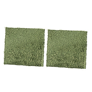 GANAZONO 2Pcs Climbing Pet Fake Lawn Terrarium Substrate Liner Reptile Bed Reptile Climbing Carpet Miniature Grass mat Amphipod Reptile Moss Carpets Horned Frog Cotton Absorbent pad