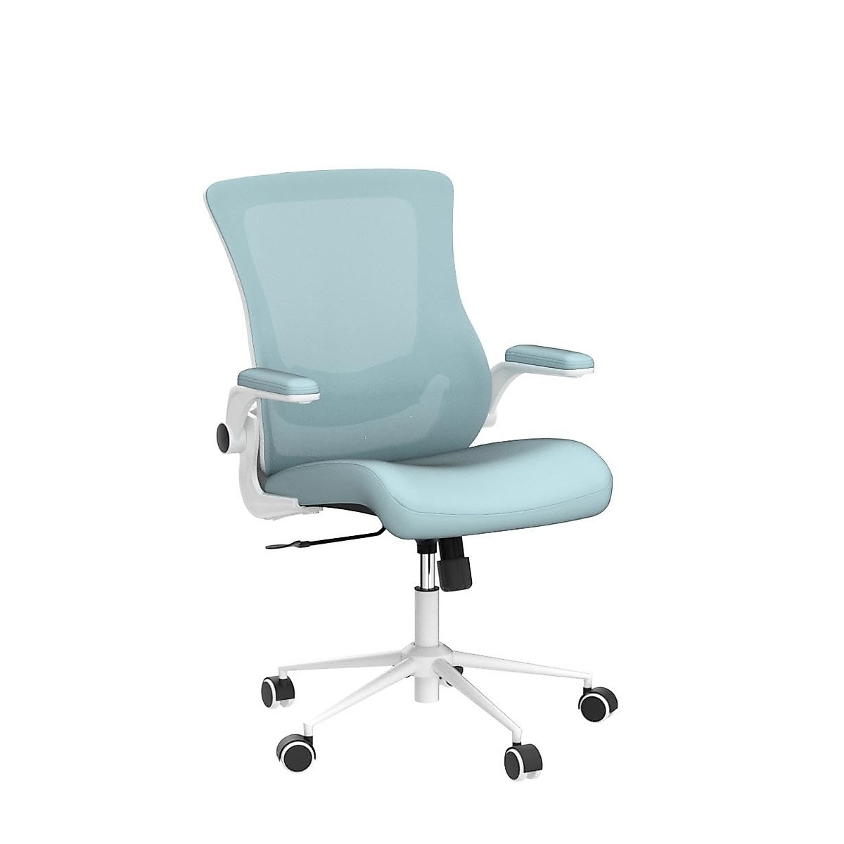 Misolant Desk Chair, Comfortable Office Chair, Ergonomic Chair, Mesh Office Chair with Adjustable Lumbar Support and Flip up Armrest, Recline Office Chair Ergonomic Desk Chair