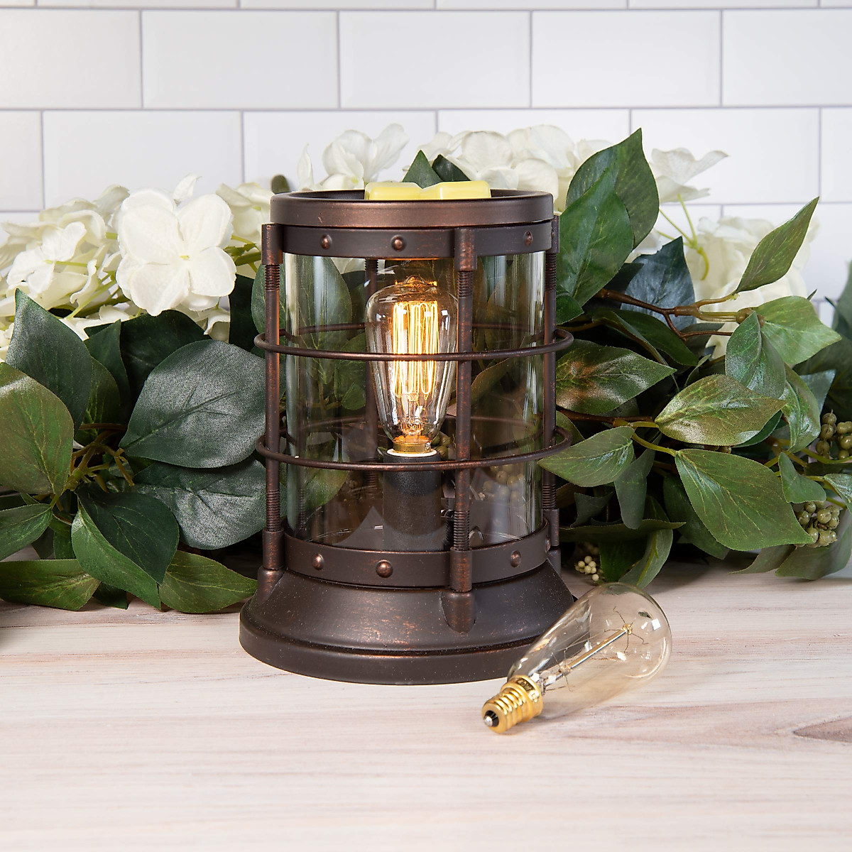 Scentsationals 40w Bulb for Edison Wax Warmer Single Unit - 40 Watt Light Candelabra E12 Base - Retro Vintage Replacement Electric Plug-in Wax Melter, Certified Style ST38 120 Volt (1 Pack)