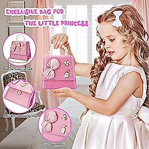 balnore 27 Pcs Girl Pretend Makeup for Toddlers - Toddler Makeup Kit with Purse | Pink Make up for Kids, Birthday for Girls 3 4 5 Years Old