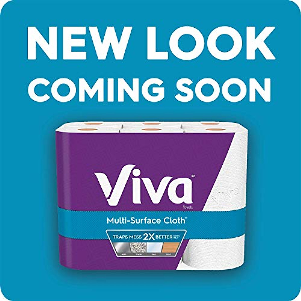 VIVA Vantage Choose-A-Sheet* Paper Towels, White, Big Plus Roll, 24 Rolls, Packaging May Vary