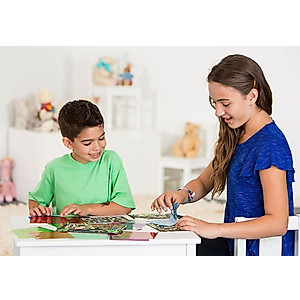 Peaceable Kingdom Sticker Crafts Make My Own Foil Art Sticker Jewelry Kit for Kids