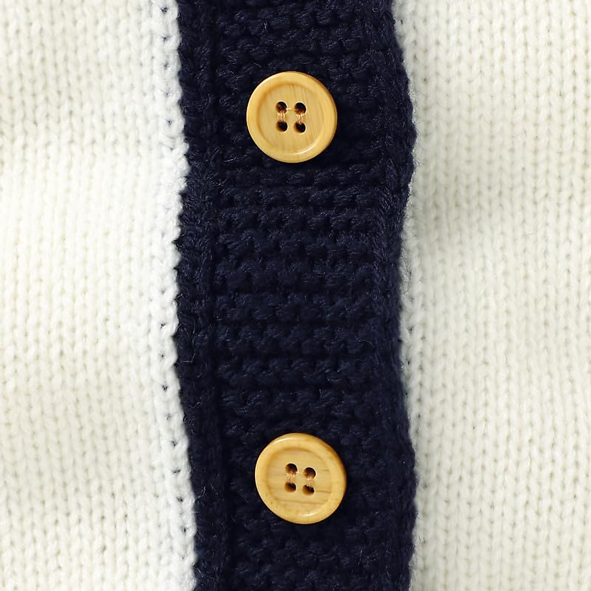 Wugugu Baby Girls Boys Rompers Caps Outfit Newborn Infant Knitted Jumpsuits Hats Suit Unisex Retro Long Sleeve Soft Warm Winter Spring Bodysuit Clothes White 6-12 Months