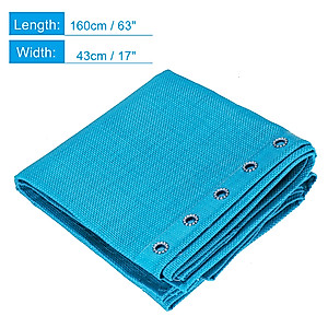 PATIKIL Gravity Chair Replacement Fabric, Anti-Gravity Chair Cloth Recliners Repair Tool Kit with with Cord Lace for Patio Outdoor, Sky Blue